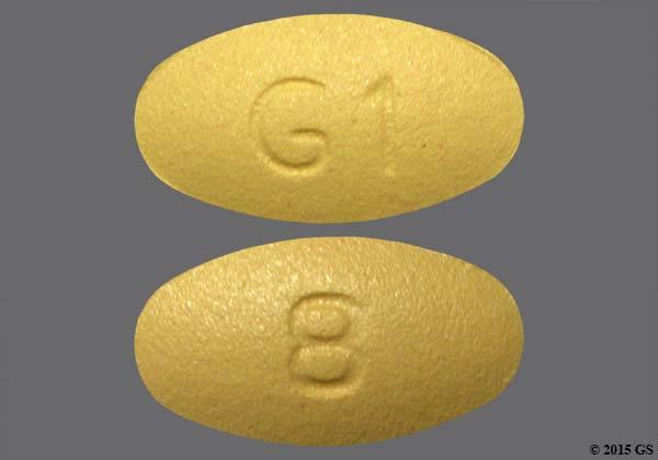 Yellow Oval With Imprint G1 Pill Images - GoodRx