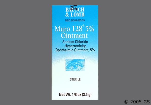 Sodium chloride (Muro 128) ophthalmic: Uses, Side Effects & Dosage