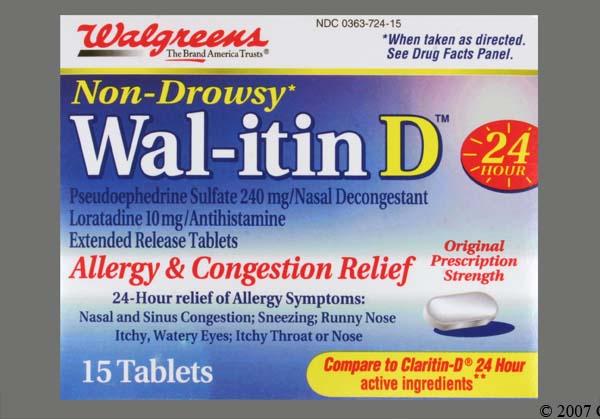 Claritin-D (loratadine / pseudoephedrine): Uses, Side Effects & Dosage