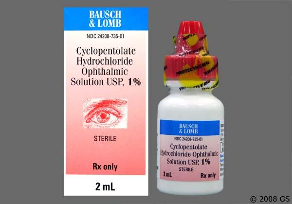 Cyclopentolate (Cyclogyl): Uses, Side Effects & Dosage