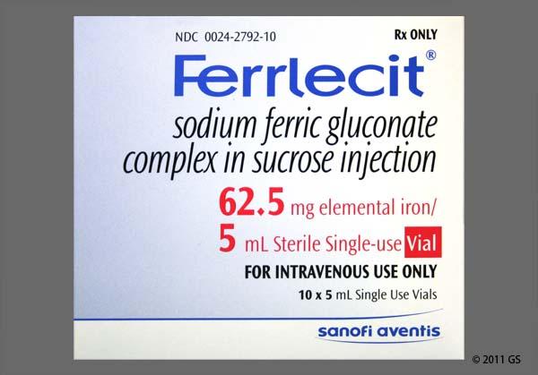 Ferrlecit (sodium ferric gluconate): Basics, Side Effects & Reviews