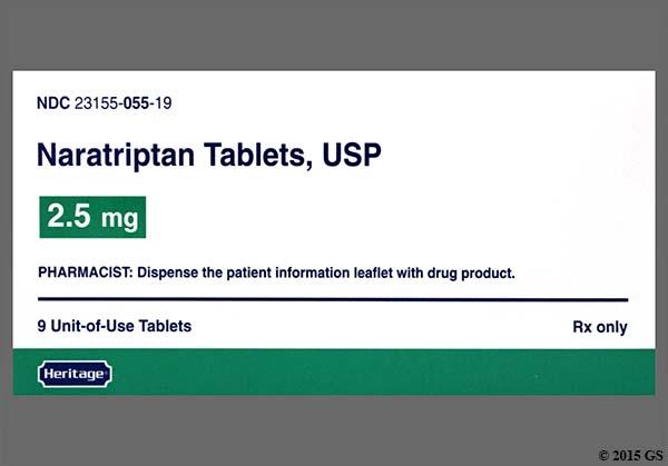 Naratriptan (Amerge): Uses, Side Effects & Dosage