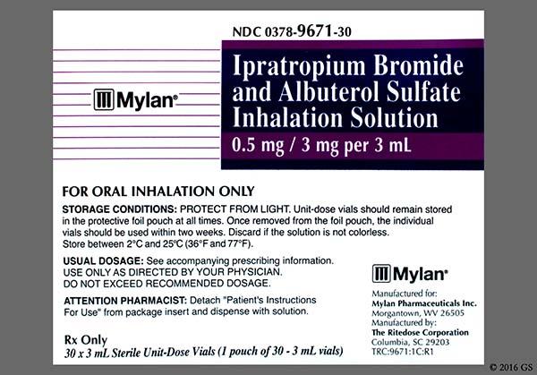 Duoneb (ipratropium / albuterol): Uses, Side Effects & Dosage