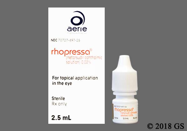 Rhopressa (netarsudil): Uses, Side Effects & Dosage