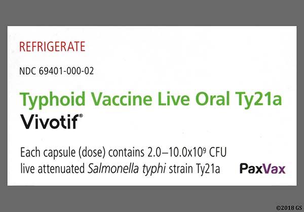 Vivotif (typhoid oral vaccine): Uses, Side Effects & Dosage