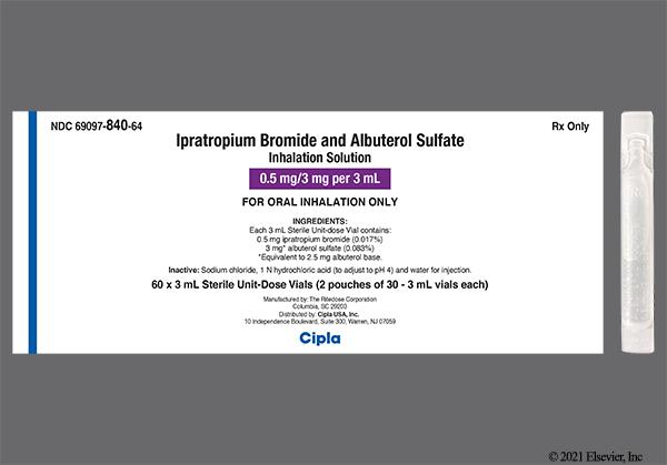 Duoneb (ipratropium / albuterol): Uses, Side Effects & Dosage