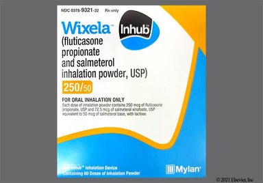 Wixela Inhub (Fluticasone / Salmeterol): Uses, Side Effects, Dosage ...