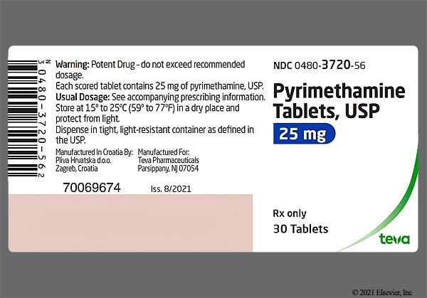 Pyrimethamine (Daraprim): Basics, Side Effects & Reviews