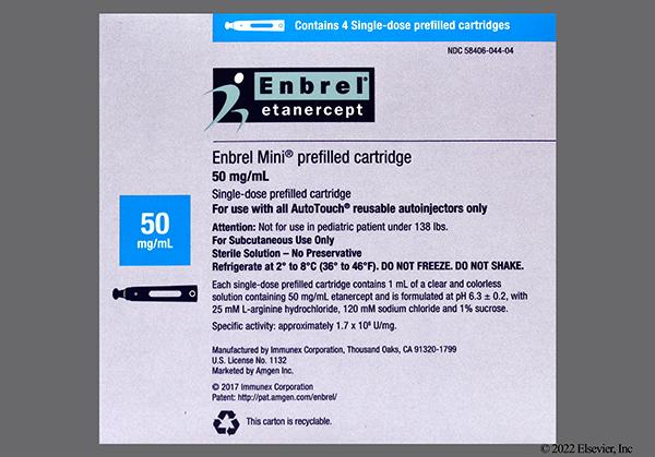 Enbrel (etanercept): Uses, Side Effects, Dosage & Reviews