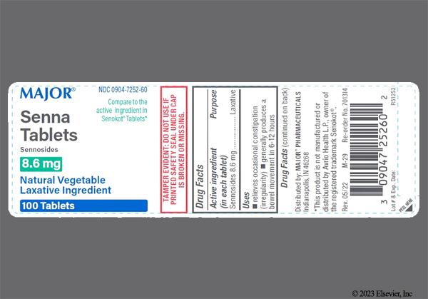 Information On Senna Laxative Tablets