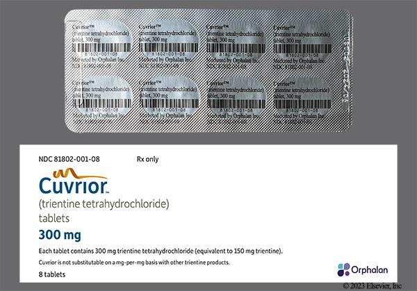 Cuvrior (trientine tetrahydrochloride): Uses, Side Effects, Dosage ...