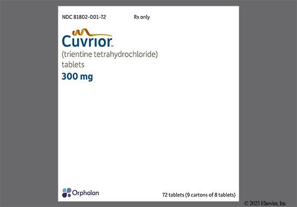 Cuvrior (trientine tetrahydrochloride): Uses, Side Effects, Dosage ...
