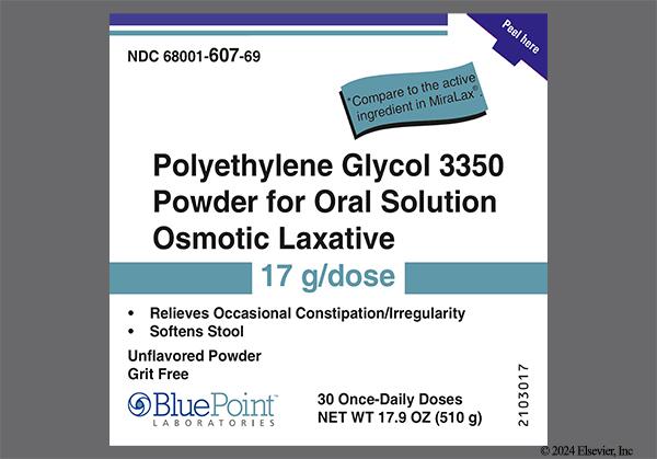 Polyethylene Glycol 3350 Oral Uses Side Effects