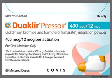 Duaklir Pressair (aclidinium / formoterol): Uses, Side Effects, Dosage ...