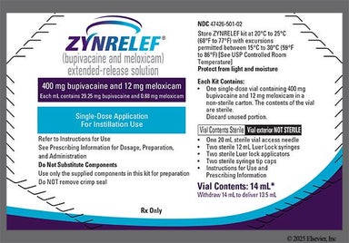 Zynrelef (bupivacaine / meloxicam): Uses, Side Effects, Dosage & Reviews