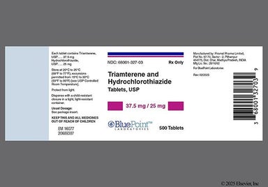 Maxzide (triamterene / hydrochlorothiazide): Uses, Side Effects ...