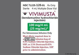Vivimusta (bendamustine): Uses, Side Effects, Dosage & Reviews