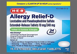 Claritin-D (Loratadine / Pseudoephedrine): Uses, Side Effects ...