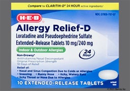 Claritin-D (Loratadine / Pseudoephedrine): Uses, Side Effects ...