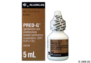 Pred-G (gentamicin / prednisolone): Uses, Side Effects, Dosage & Reviews