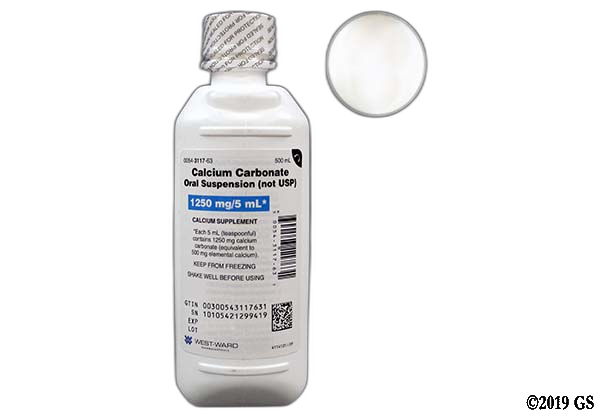 CALCIUM CARB 1250 MG/5ML SUSP 500ML ROX OTC, 55% OFF