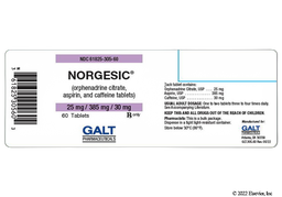 Norgesic Prices, Coupons & Savings Tips - GoodRx