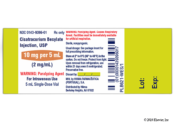 Cisatracurium Dosing Nimbex 5mg Ampoules Rosheta