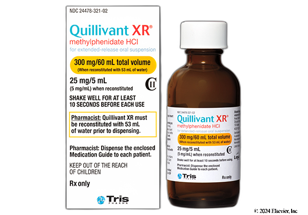 Quillivant Quillivant XR: Package Insert / Prescribing Information