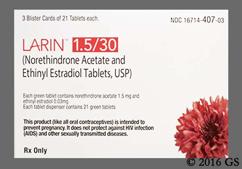 Larin 1.5/30 Prices, Coupons & Savings Tips - GoodRx