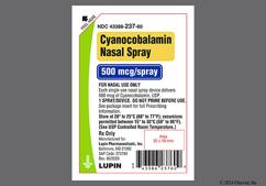 Nascobal (cyanocobalamin): Uses, Side Effects, Dosage & Reviews